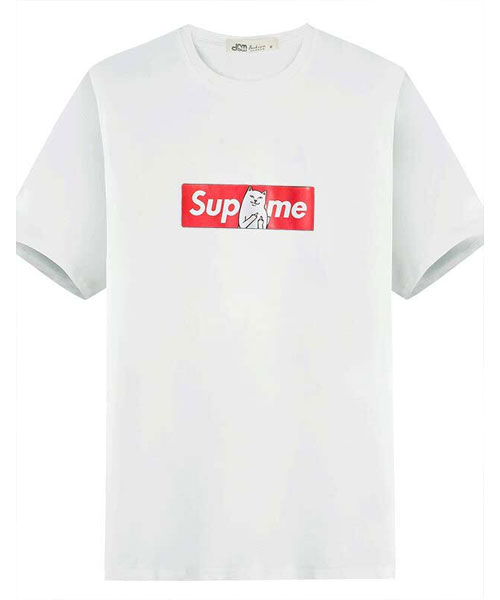 リップンディップ シュプリーム コラボ ペアルック tシャツ ripndip supreme ストリート系 パロディ セレブ愛用 韓国通販
